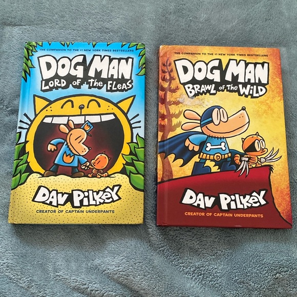 Other | Dog Man Bundle Of Two Hardcover Books Young Reader Series ...